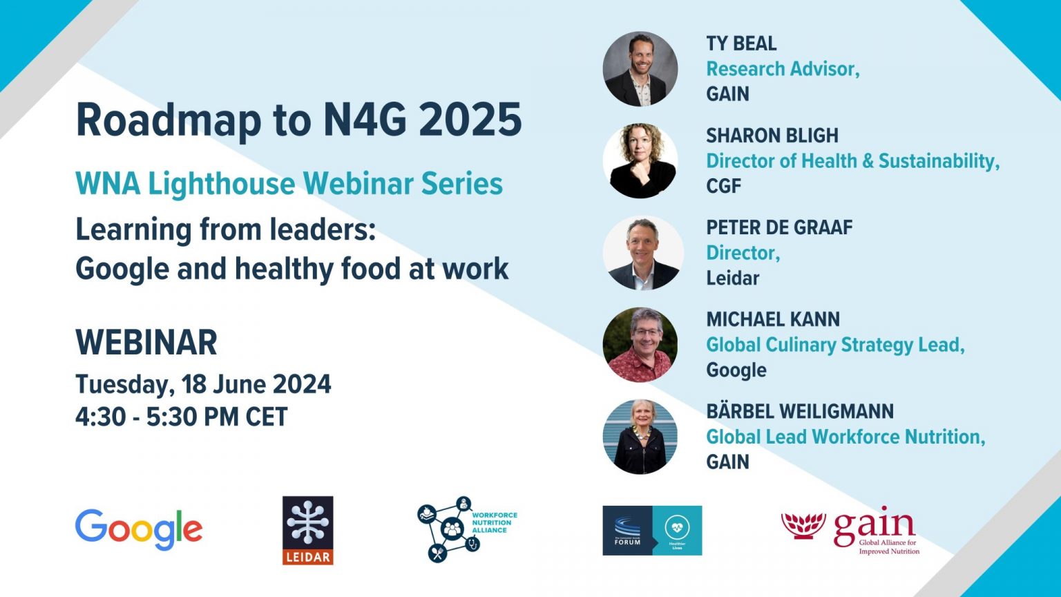 Webinar: Google and Healthy Food at Work - Workforce Nutrition Alliance