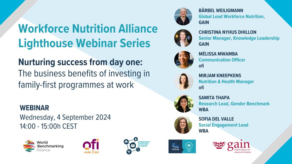 WNA Lighthouse Webinar Series: Nurturing Success From Day One – Workforce Nutrition Alliance